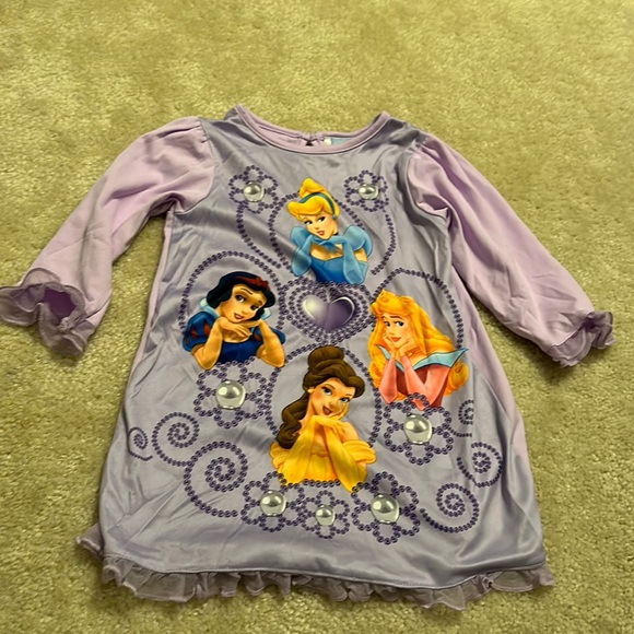 Disney | Pajamas | Disney Princess Ls Nightgown Size 24m | Poshmark